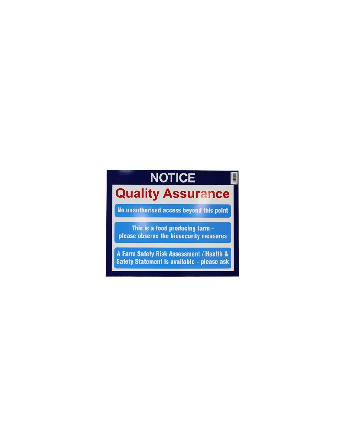 FARM SAFETY AND QUALITY ASSURANCE STICKERS