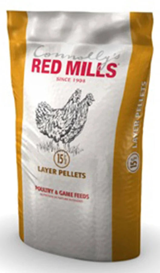LAYER PELLETS POULTRY FEED 15% RED MILLS 5KG